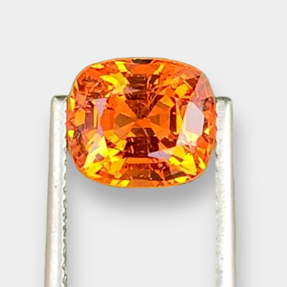Eye Clean 3.92 CT Excellent Cut Natural Orange Mandarin Garnet from ...