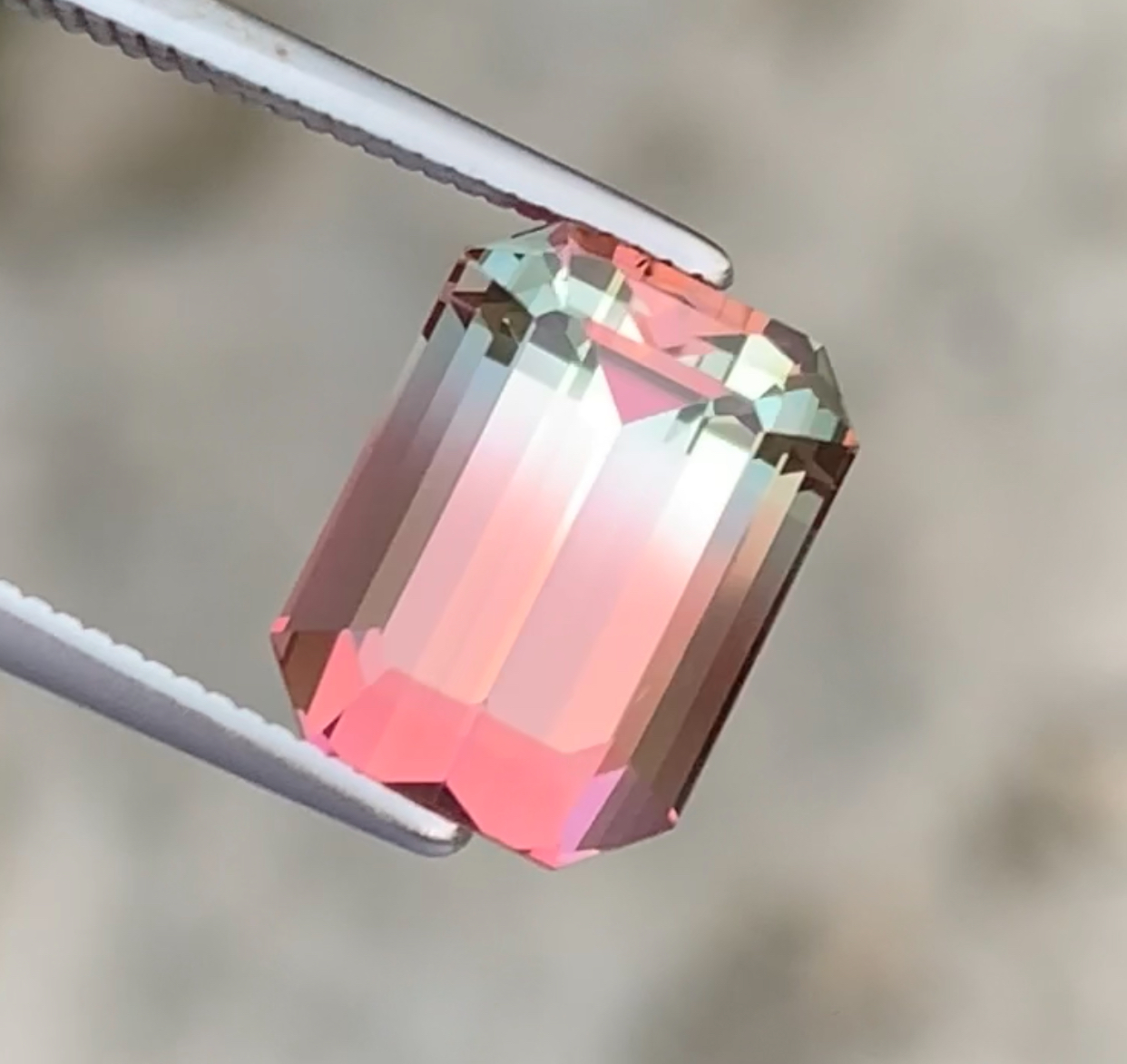 Bi Color Tourmaline 4.98 CT Excellent Cut Natural Stone from ...
