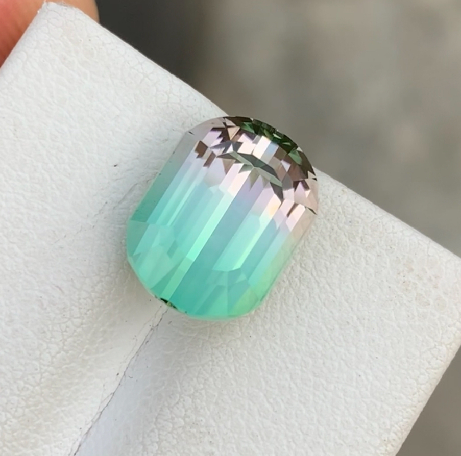 Flawless 6.08 CT Excellent Cut Natural Bi Color Tourmaline from ...
